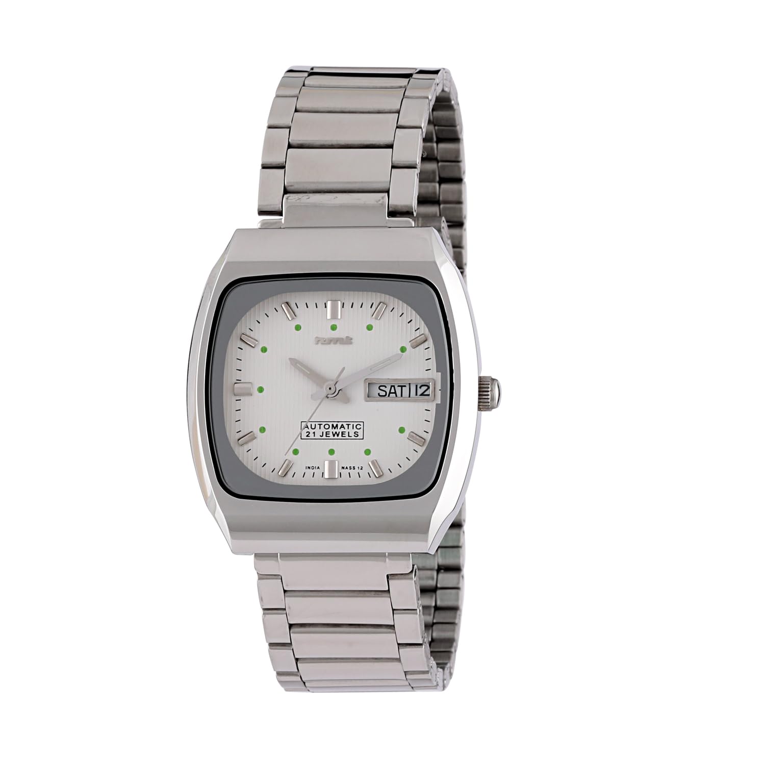 Buy HMT NASS 12 White Color Watch for Men | 1 Year Manufacturer ...