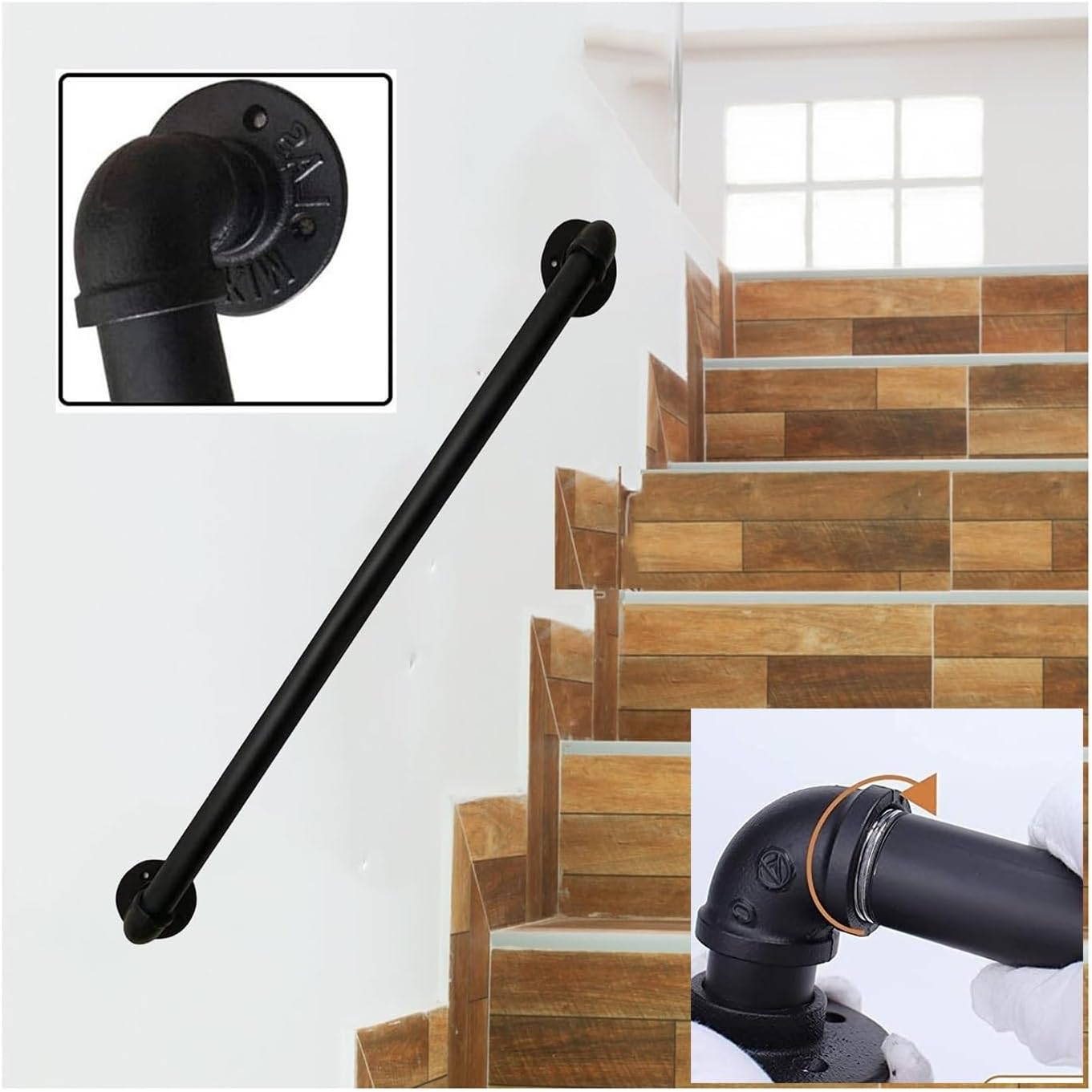 Hand Railings for Stairs Indoor Outdoor Elderly Handicap Safety Grab ...