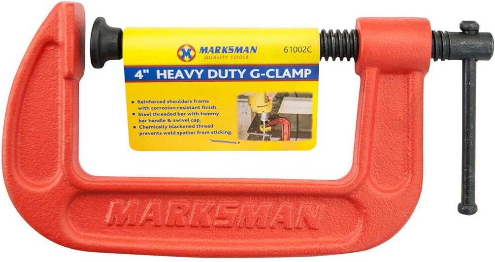 New 4" Heavy Duty G CLAMP Iron Clamps Wood Working Welding Support Tool ...