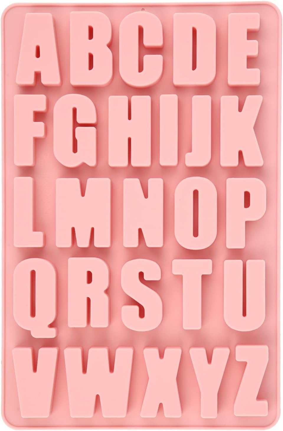 Amazon.com: 26 Cavities Silicone Letter Mold for Baking, Chocolate ...