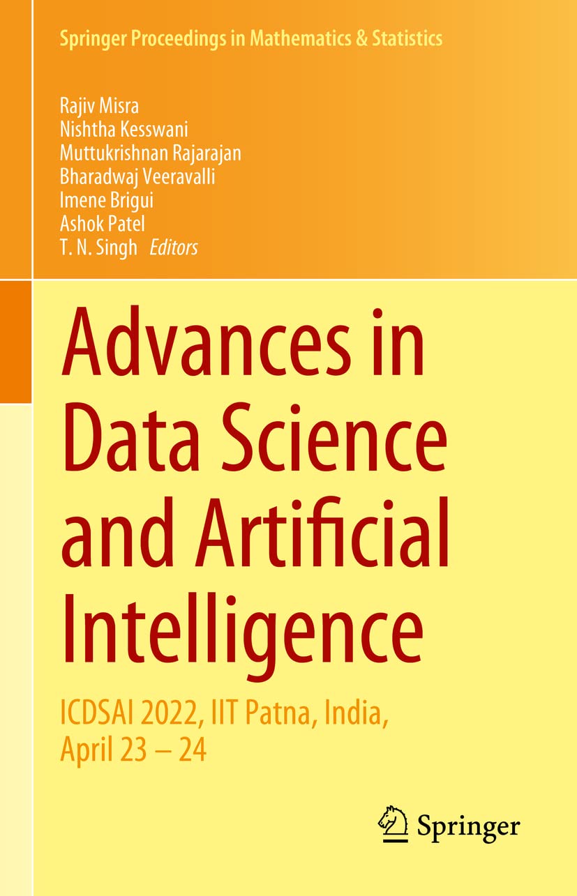 Buy Advances in Data Science and Artificial Intelligence: ICDSAI 2022 ...