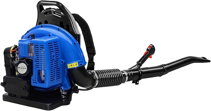 Amazon.com: 63CC Gas Backpack Leaf Blower, 2-Stroke Engine, 665 CFM ...