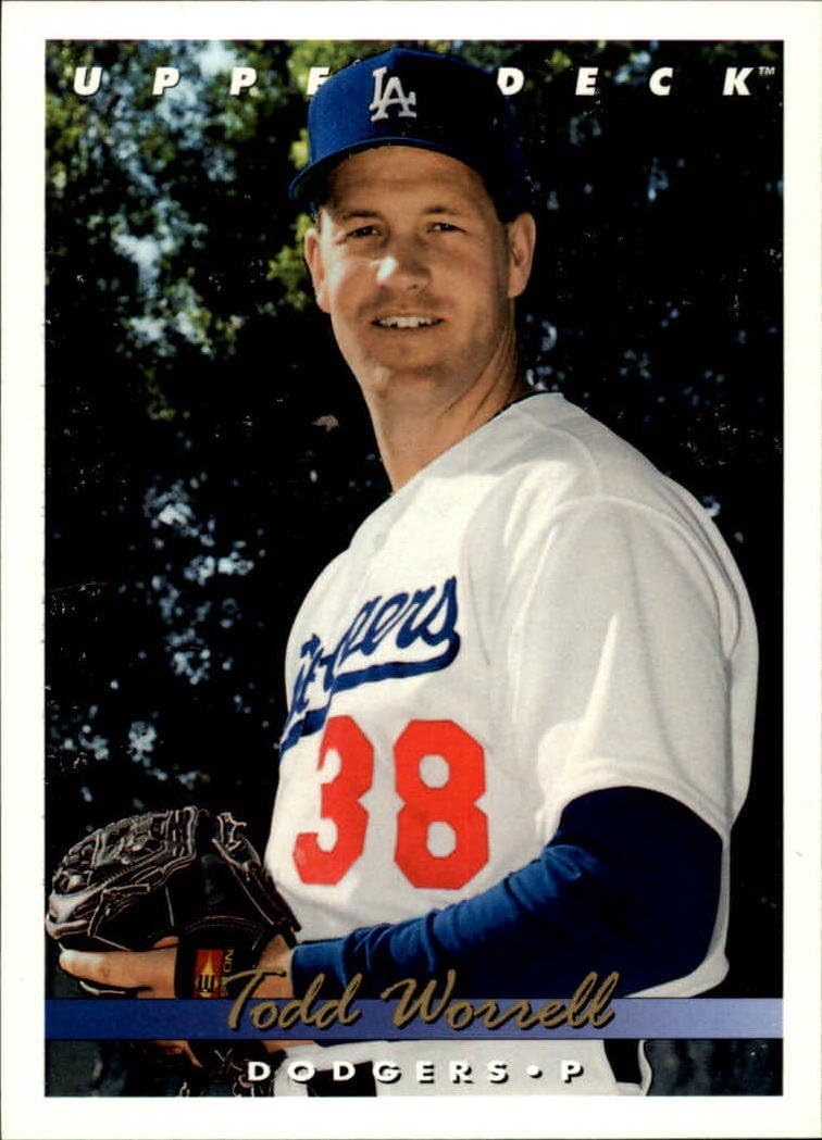 Amazon.com: 1993 Upper Deck Baseball Card #692 Todd Worrell ...