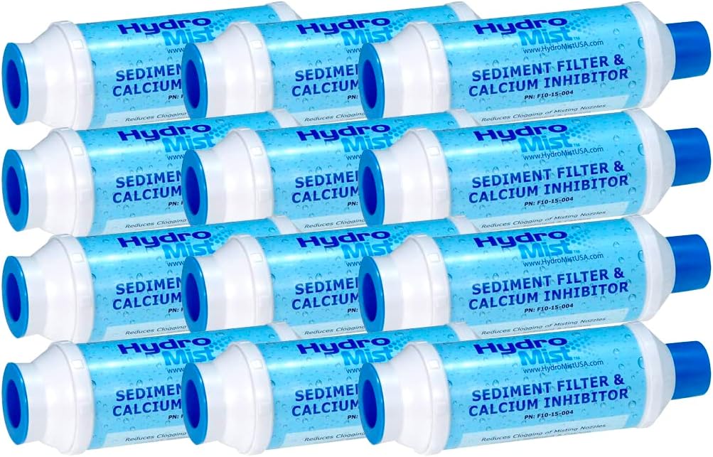 Amazon.com: HydroMist Inline Calcium Inhibitor Filter for Mister ...