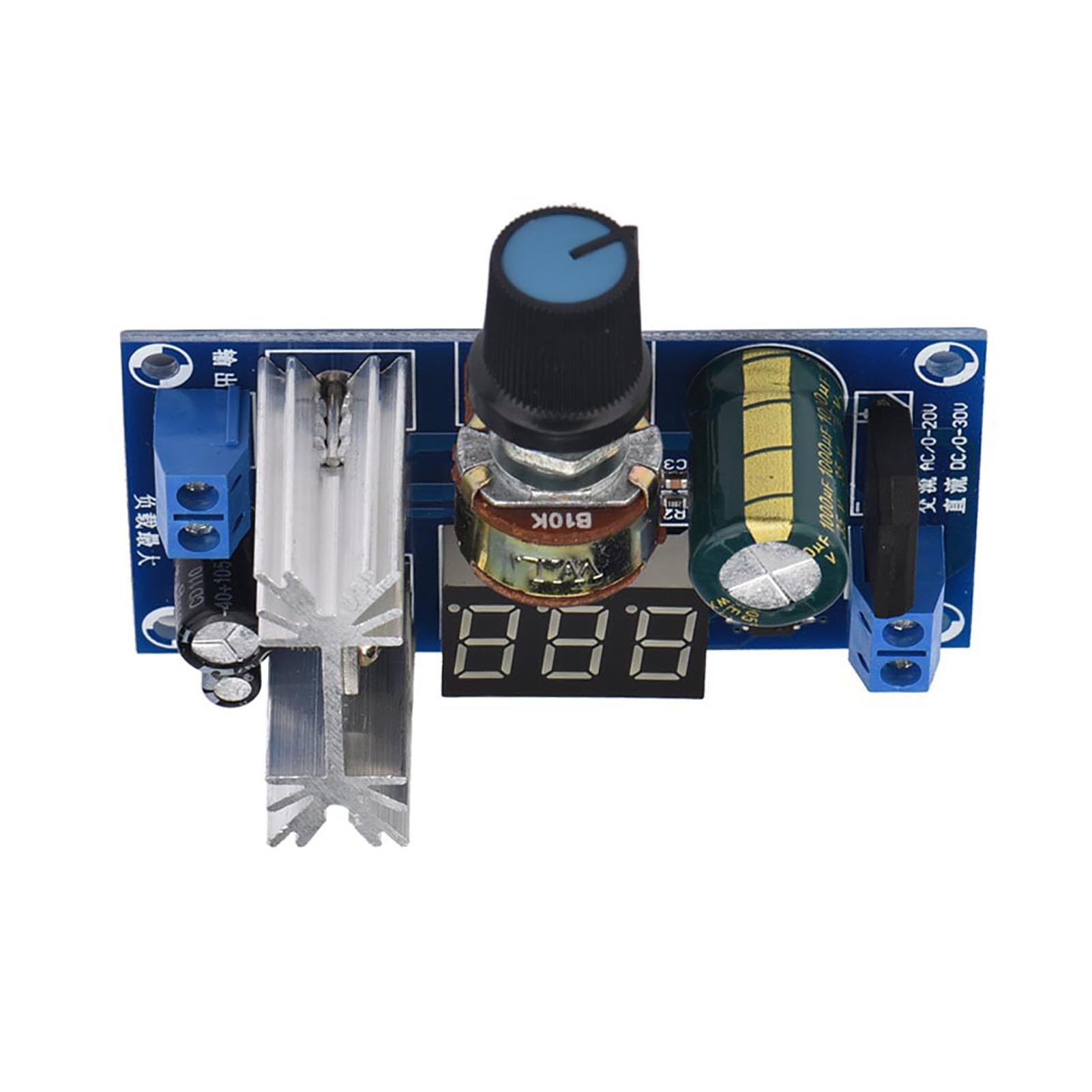 LM317 Adjustable Voltage Regulator, DC-DC Power Supply Board Digital ...