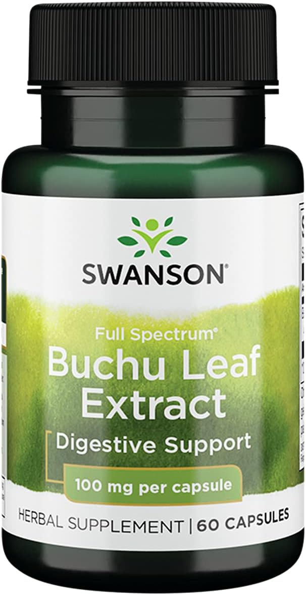 Amazon.com: Swanson Full Spectrum Buchu Leaf 4:1 Extract 100 Milligrams ...