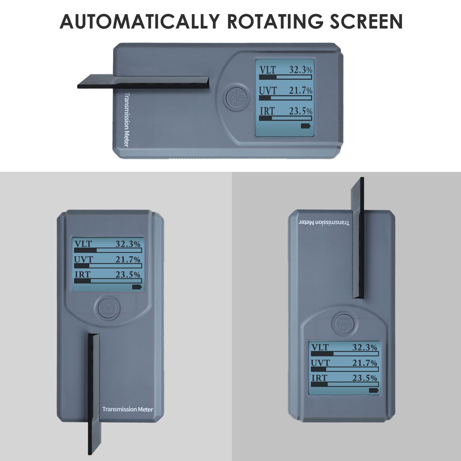 Snapklik.com : Tint Meter Portable Window Tint Meter Automatic Rotating ...