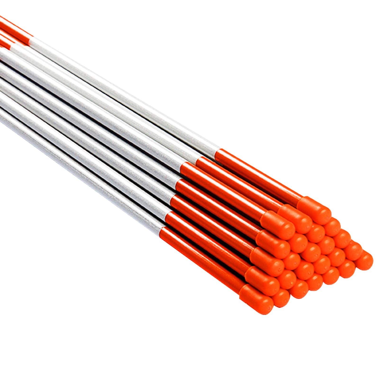 BTSD-home 25 Pack Fiberglass Driveway Markers 48 Inch Snow Stakes with ...