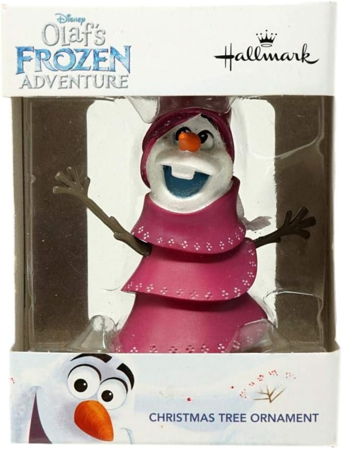 Amazon.com: Hallmark Christmas Ornaments, Disney Frozen Olaf Ornament ...