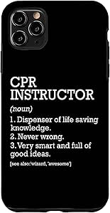 Amazon.com: iPhone 11 Pro Max CPR Instructor Job Definition ...