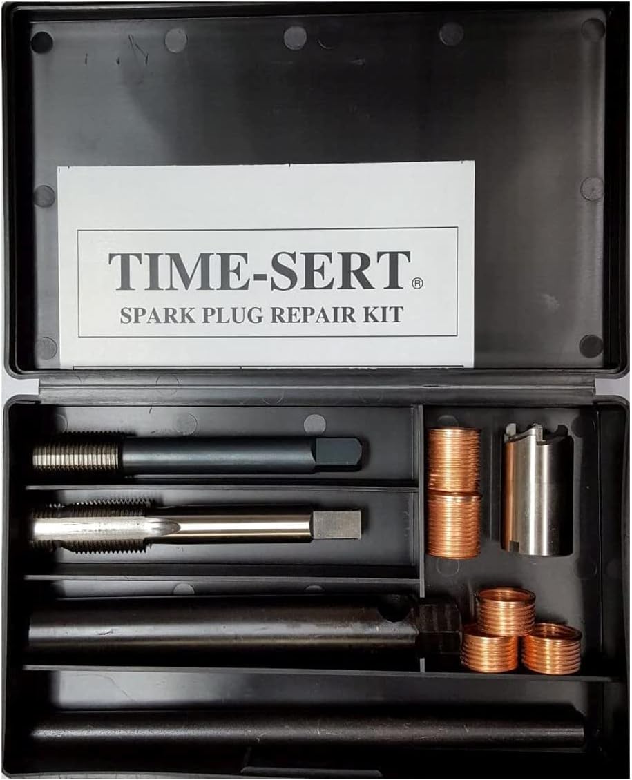Amazon.com: TIME-SERT M12x1.25 Spark Plug Thread Repair kit with ...