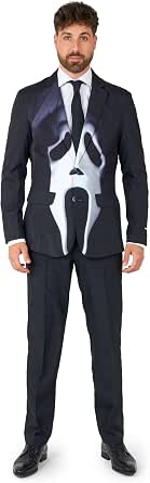 Amazon.com: Suitmeister Men's GhostFace Suit- Halloween Theme Party ...