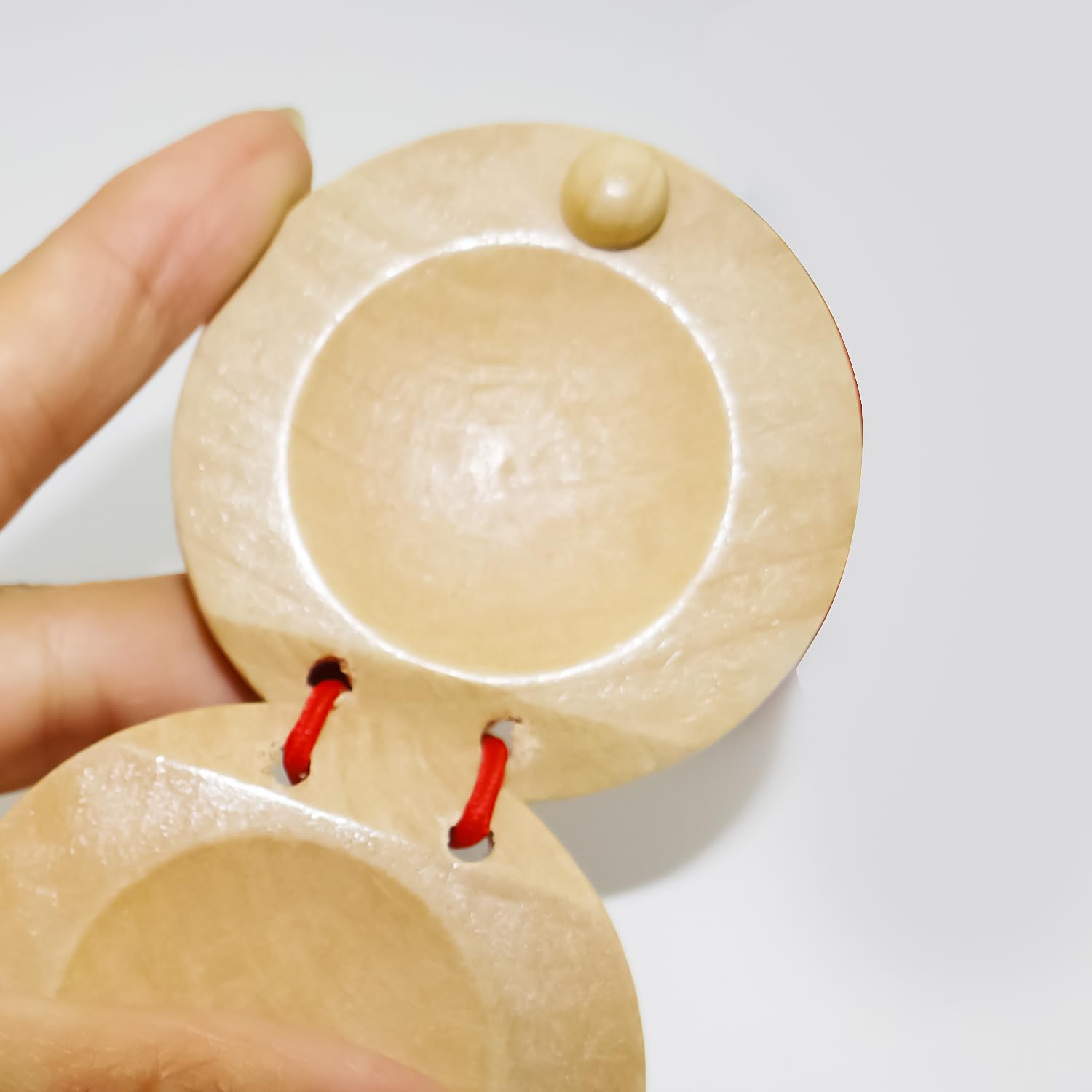 MEISH 4Pcs Wooden Castanets Finger Clackers Clappers Education Clappers ...