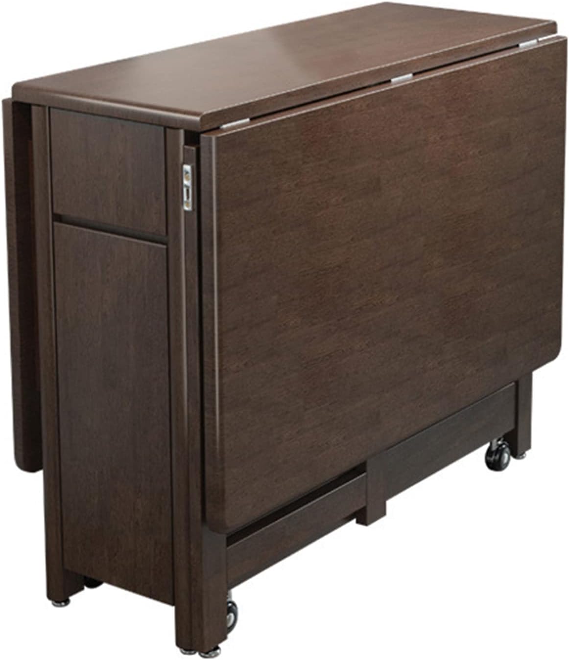 Table de Salle à Manger Rabattable, Table de Cuisine Pliante, Table ...