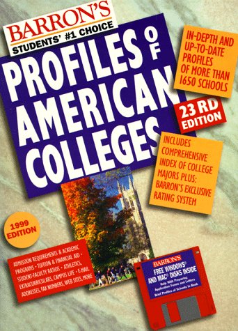 Barron's Profiles of American Colleges (23rd ed)(Book and Disk): Barron ...