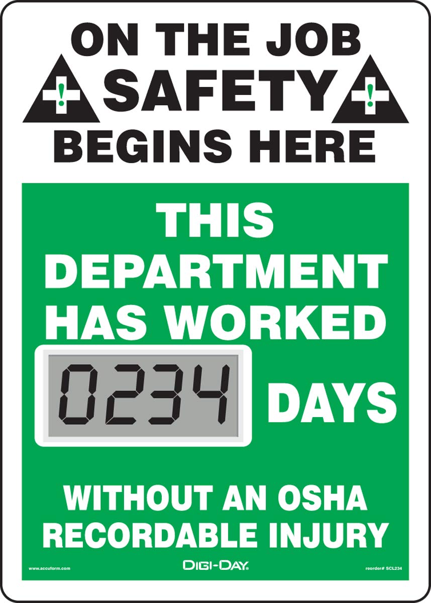Accuform Mini Digi Day Electronic Safety Scoreboard On The Job Safety Begins Here This accuform-mini-digi-day-electronic-safety-scoreboard-on-the-job-safety-begins-here-this