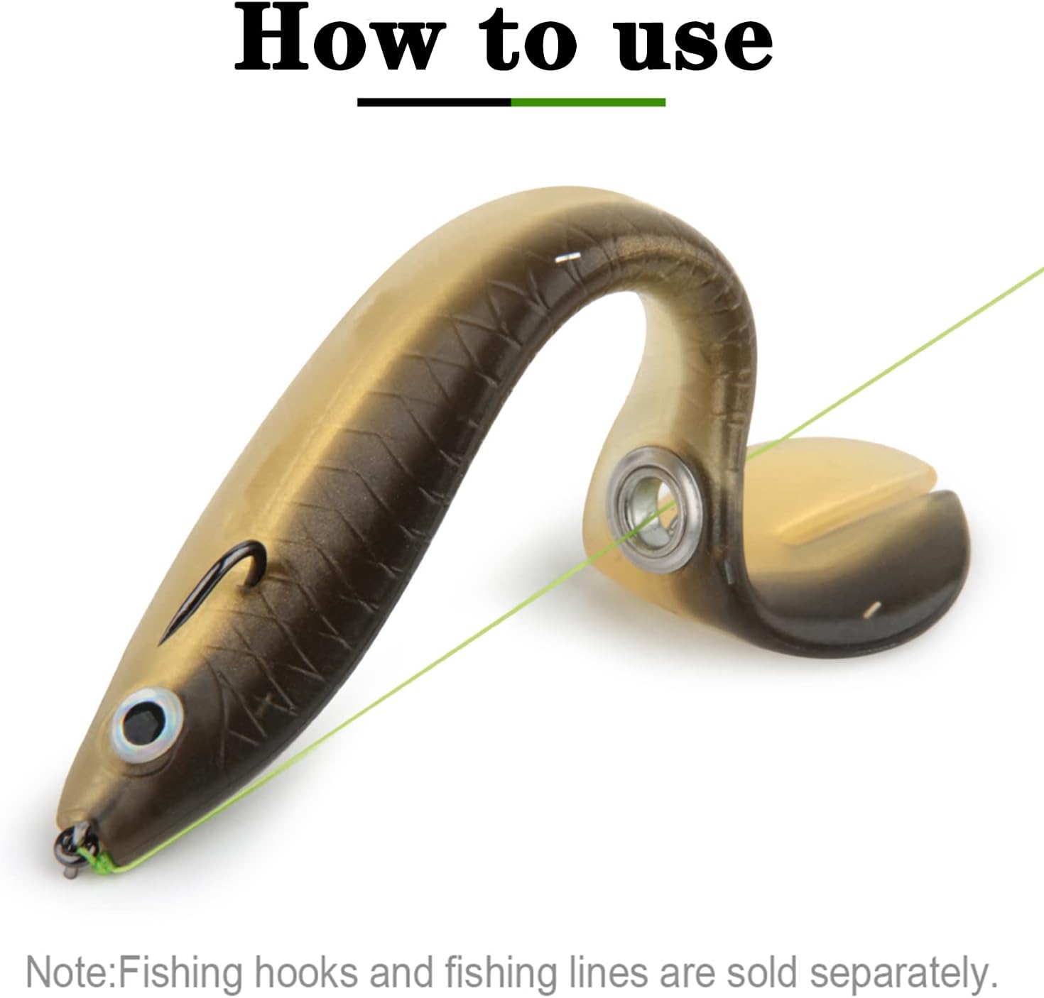 Soft Bionic Fishing Lure,Bionic Fishing Lure for Saltwater & Freshwater ...
