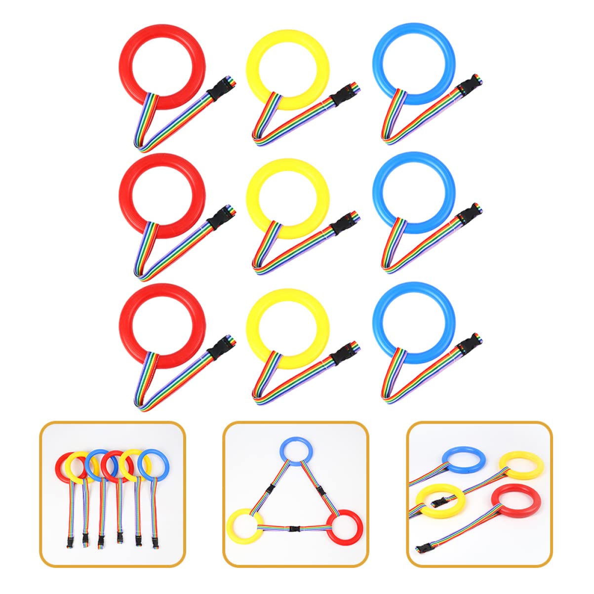 Snapklik.com : 27 Pcs Line Up Leash Daycare Walking Leash Adjustable ...