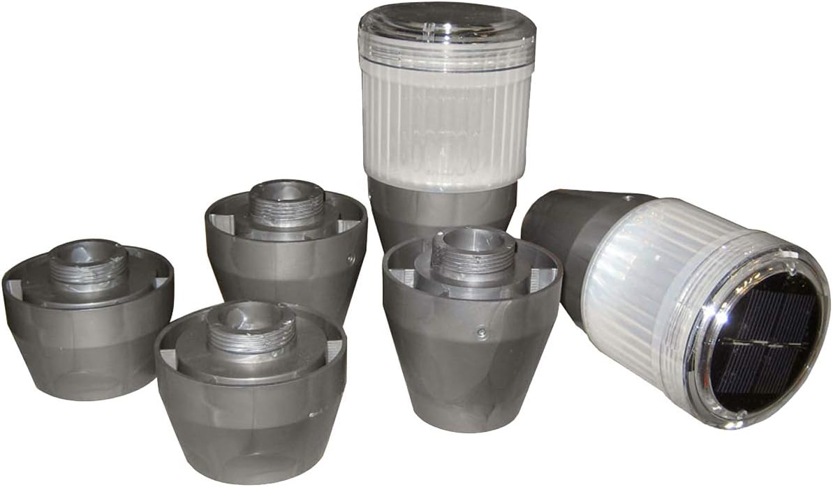 Dock Edge Postlite Solar LED Post Light 2pk - Amazon.com