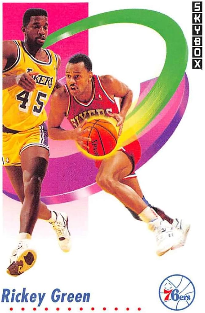 Amazon.com: 1991-92 SkyBox Basketball #215 Rickey Green Philadelphia ...