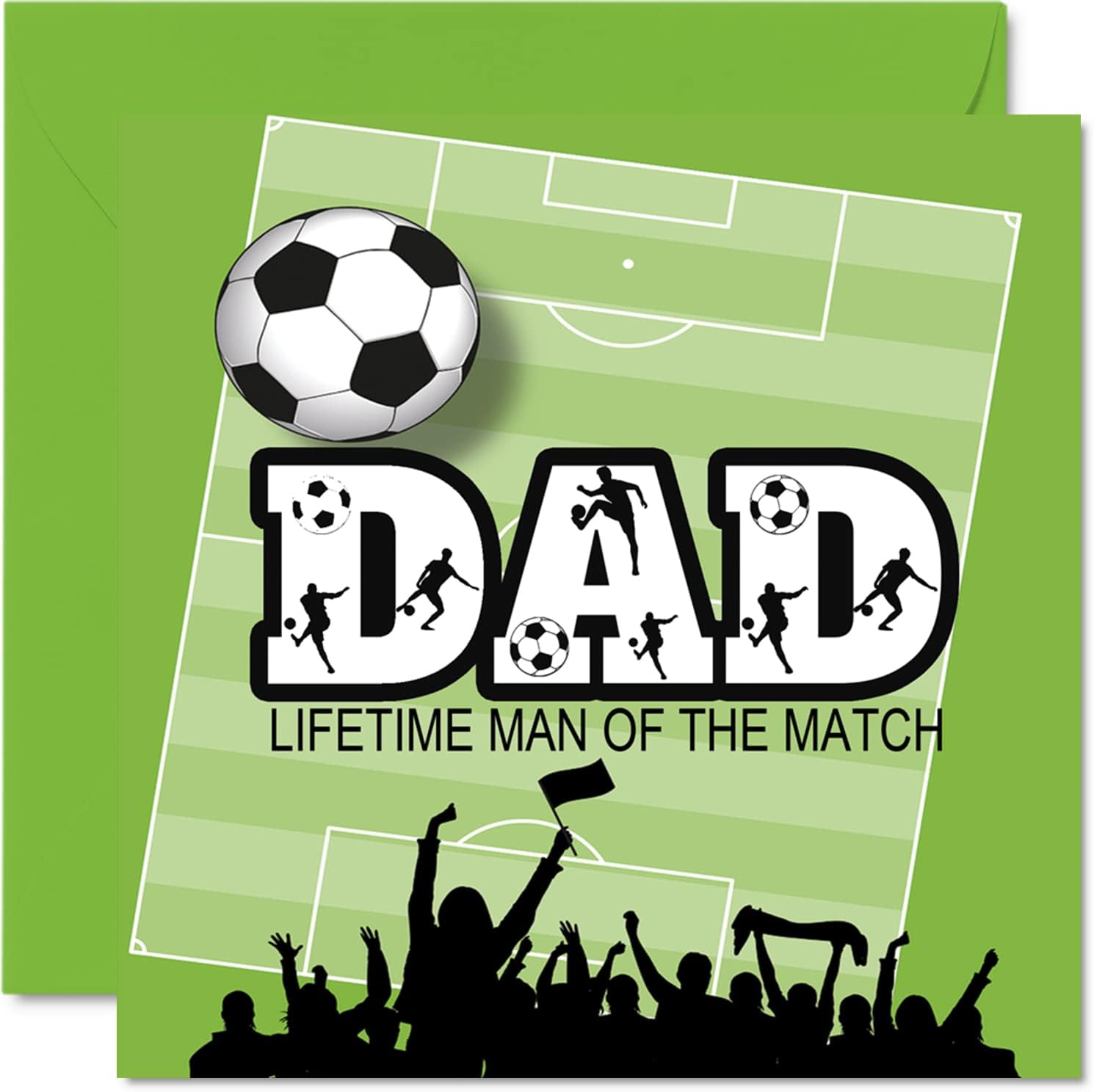 Football Birthday Cards for Dad - Top Flight Dad - Happy Birthday Card ...