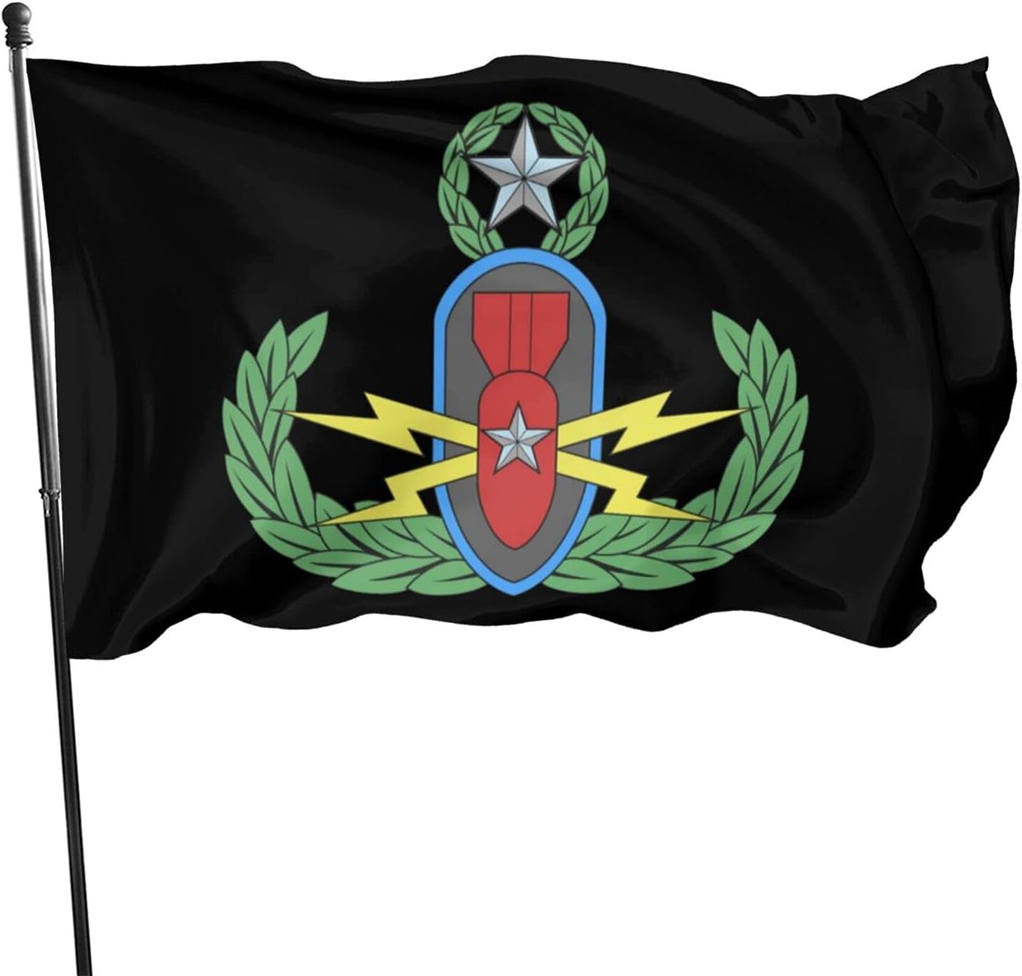 Amazon.com : EOD Master Badge Flag 3x5 Ft Garden Flag Double Sided Outdoor Banner Yard House ...