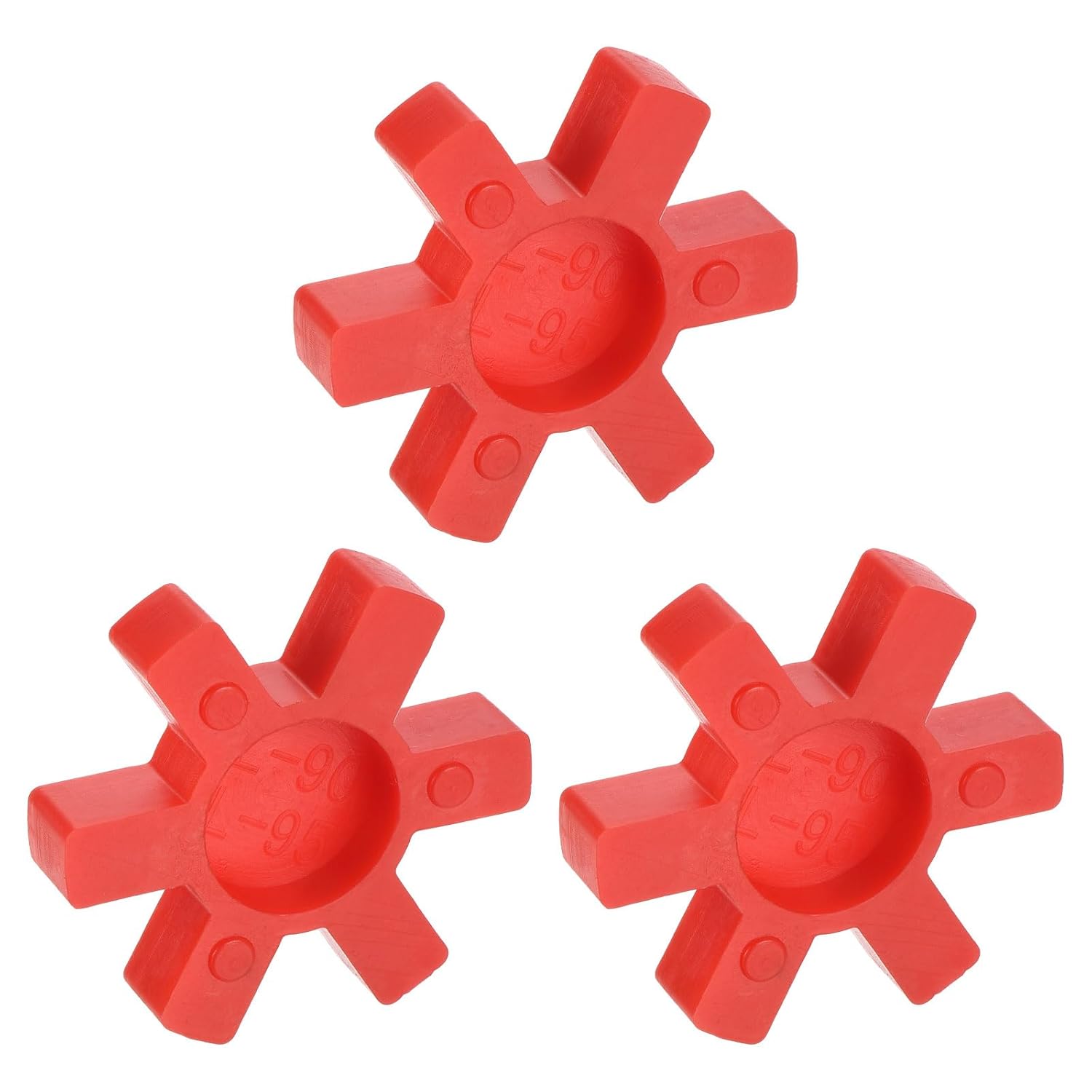 uxcell 3pcs L90 Jaw Coupling Insert, Urethane Flexible Solid Type Jaw ...