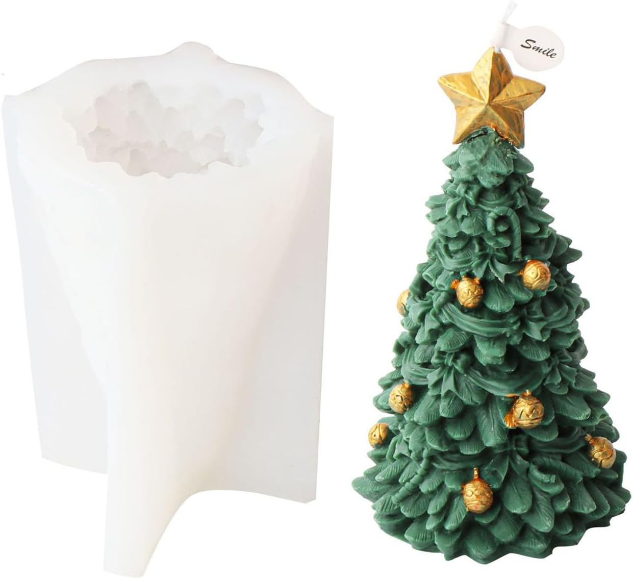 3d Christmas Tree Mold Christmas Tree Silicone Mold For Resin Crafts ...