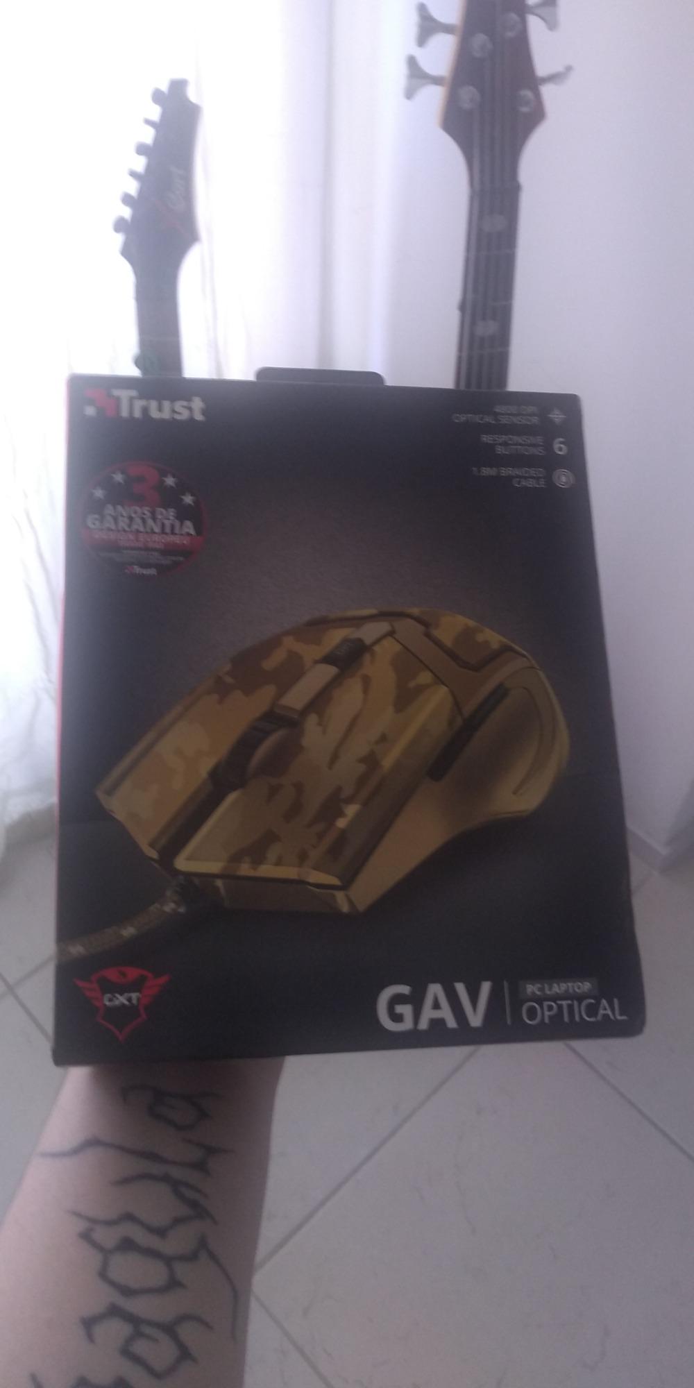 Mouse Gamer GXT 101D GAV Jungle 4800dpi 6 botões - Trust, 22793-02 ...