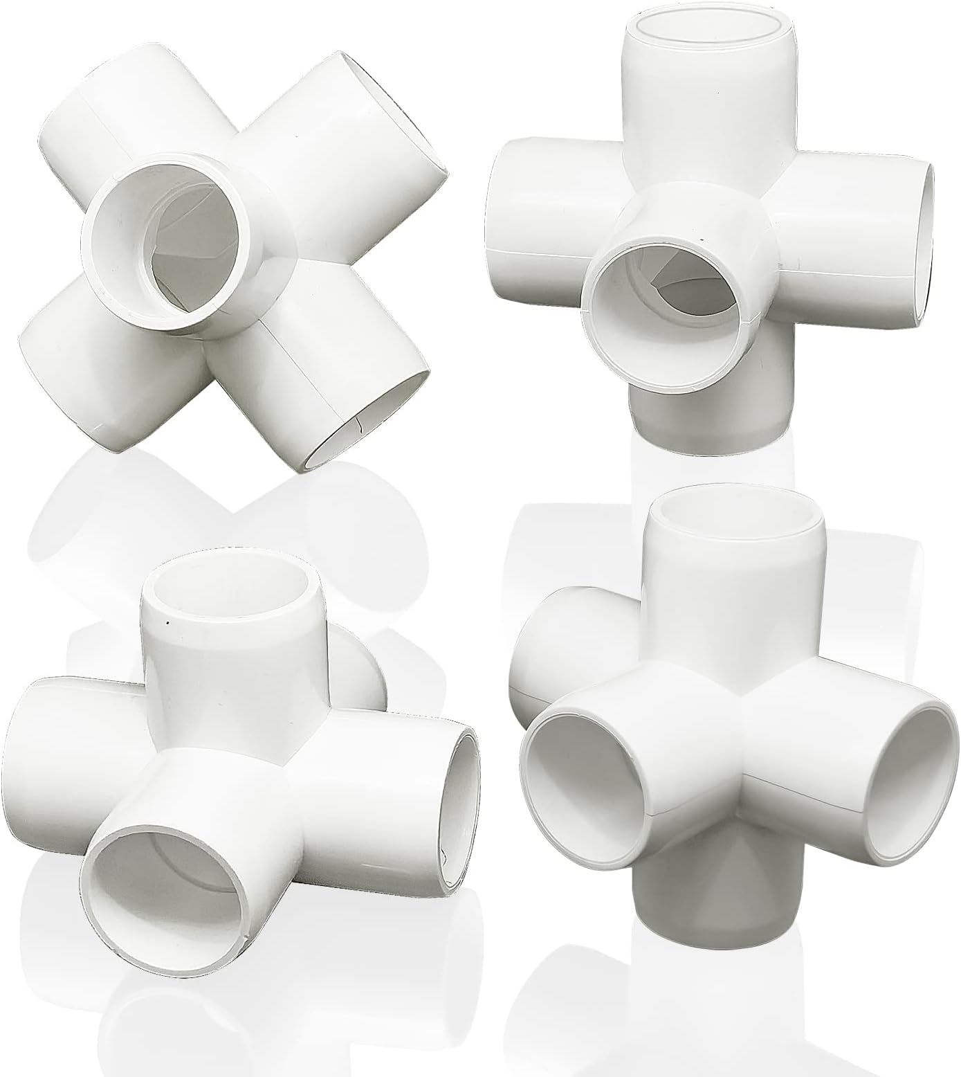 CIRCOPACK 2" 5-way x cross PVC Fitting Connectors Furniture Grade for ...