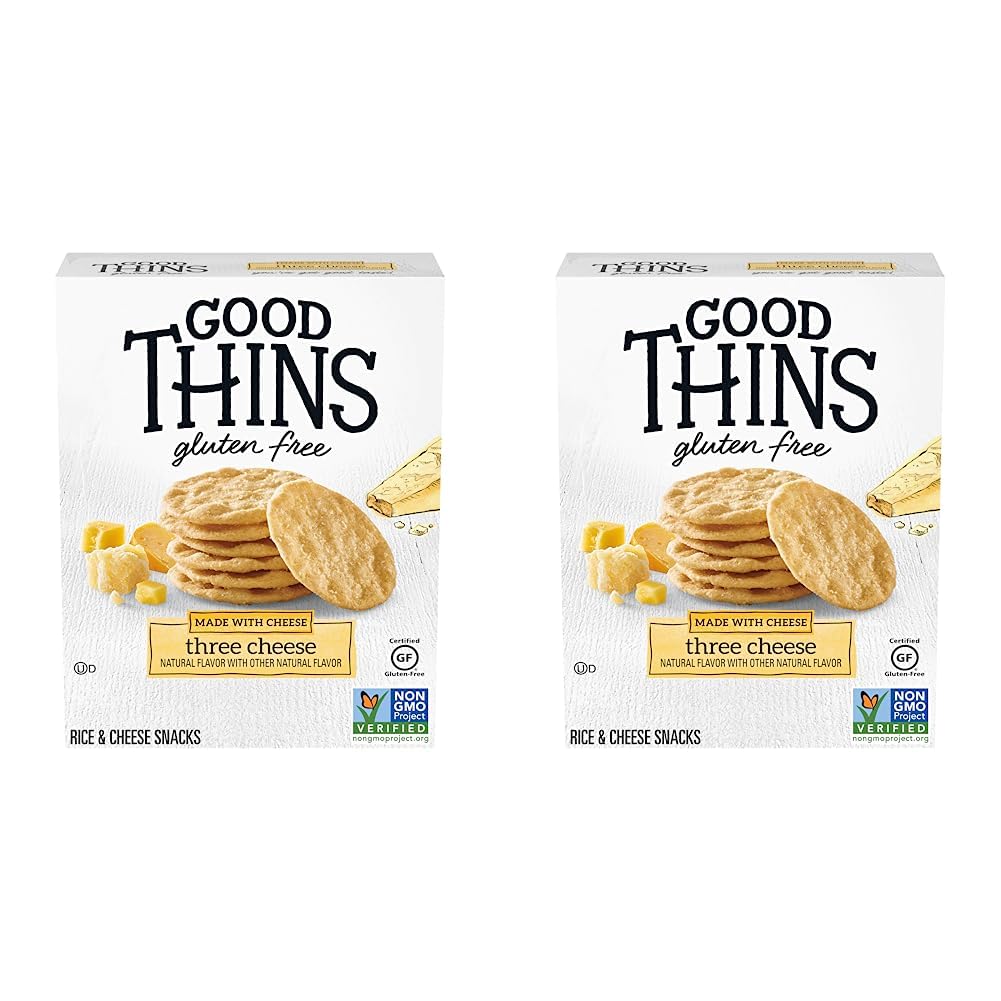Amazon.com: Good Thins Three Cheese Rice & Cheese Snacks Gluten Free ...