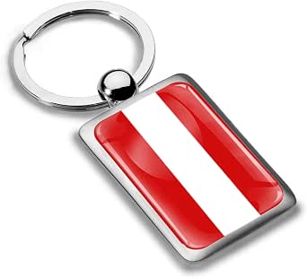 Biomar Labs Stainless Steel Metal Keychains Country Flag National Flags ...