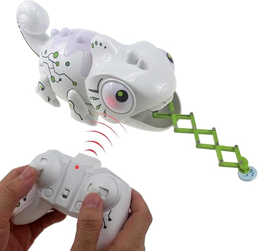 Amazon.com: Tipmant RC Chameleon Remote Control Animal Toy Electric ...