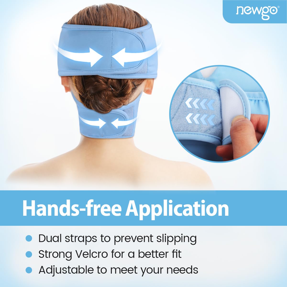 Snapklik.com : NEWGO Cold/Hot Therapy Face Eye Mask For Migraines ...