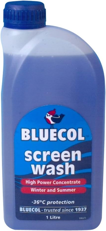 Bluecol Screenwash Concentrate Blue, 1 L : Amazon.co.uk: Automotive