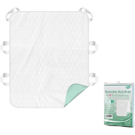 Amazon.com: MILDPLUS Washable Bed Pads with 6 Sturdy Handles 34”×36 ...