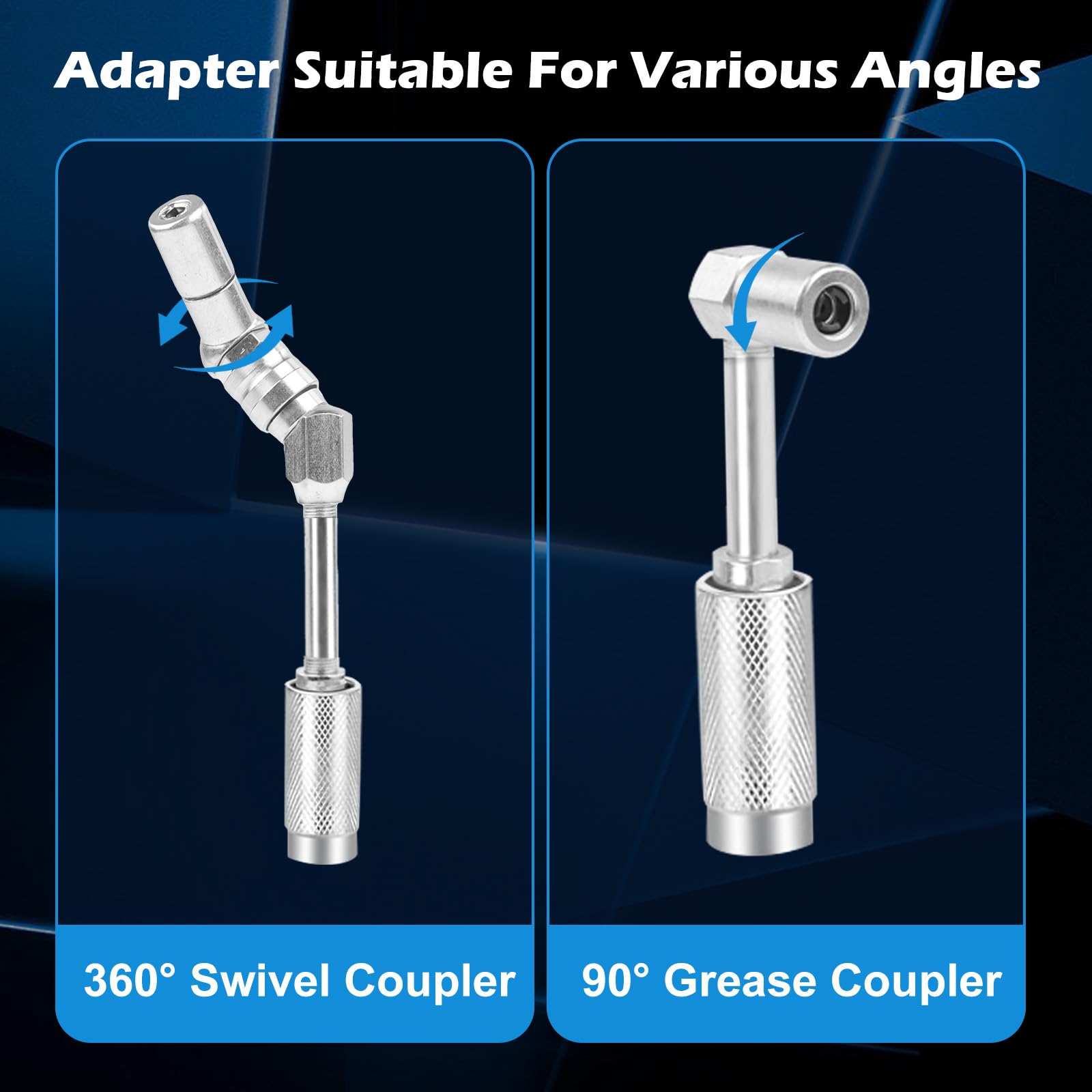 Snapklik.com : DikTalk 7pcs Grease Gun Accessory Set, Grease Gun Kit