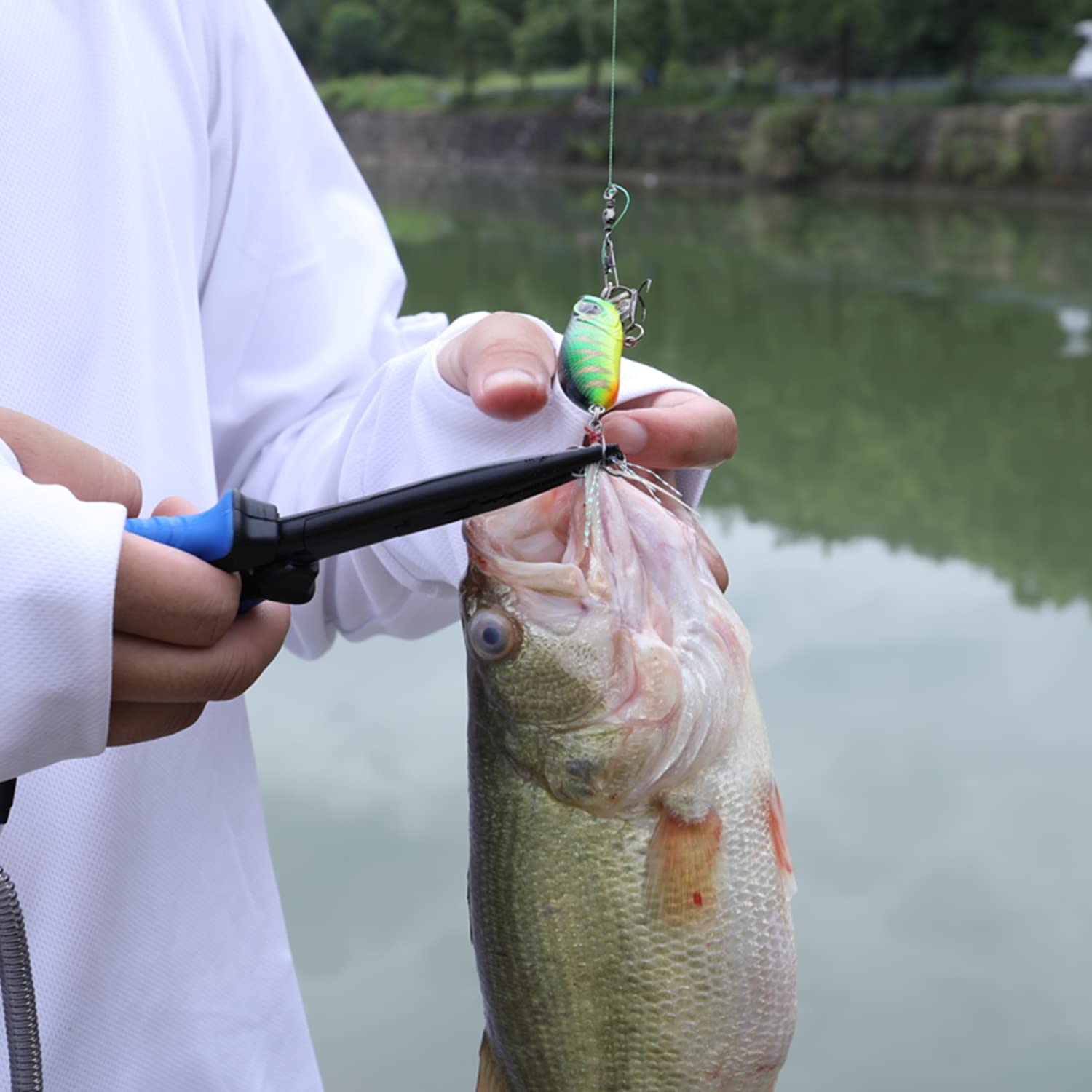 Sougayilang Fishing Pliers 4pcs Tools Set Combos with Steel Pliers ...