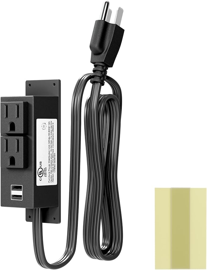Amazon.com: OELFFOW Gun Safe Power Outlet Kit- Multi Electrical Outlet ...