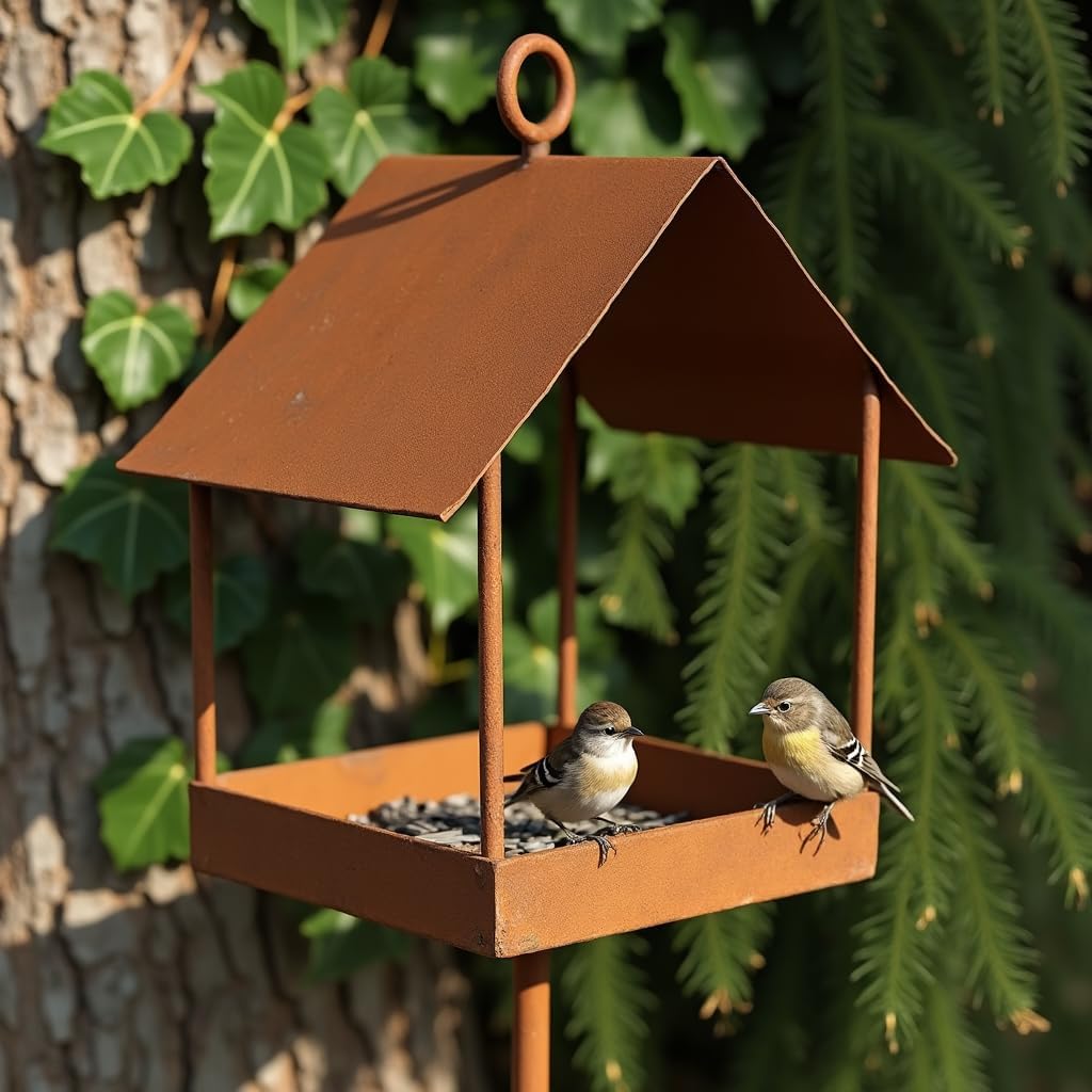 Vogelhaus Edelstahl Mit Stander
