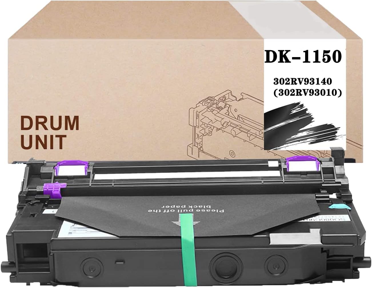 Amazon.com: RIUT DK-1150 Compatible 302RV93140 (302RV93010) Drum Unit ...