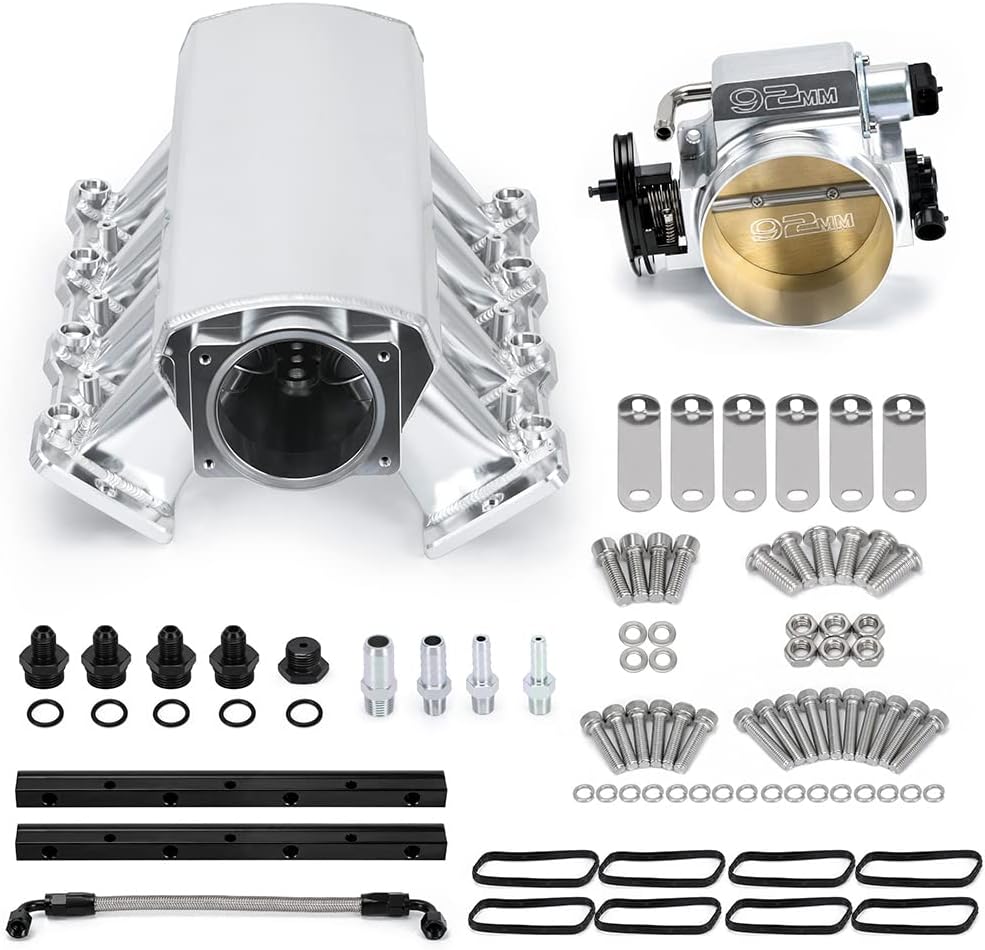 Amazon.com: 92MM Intake Manifold with Fuel Rails & Throttle Body for 97 ...