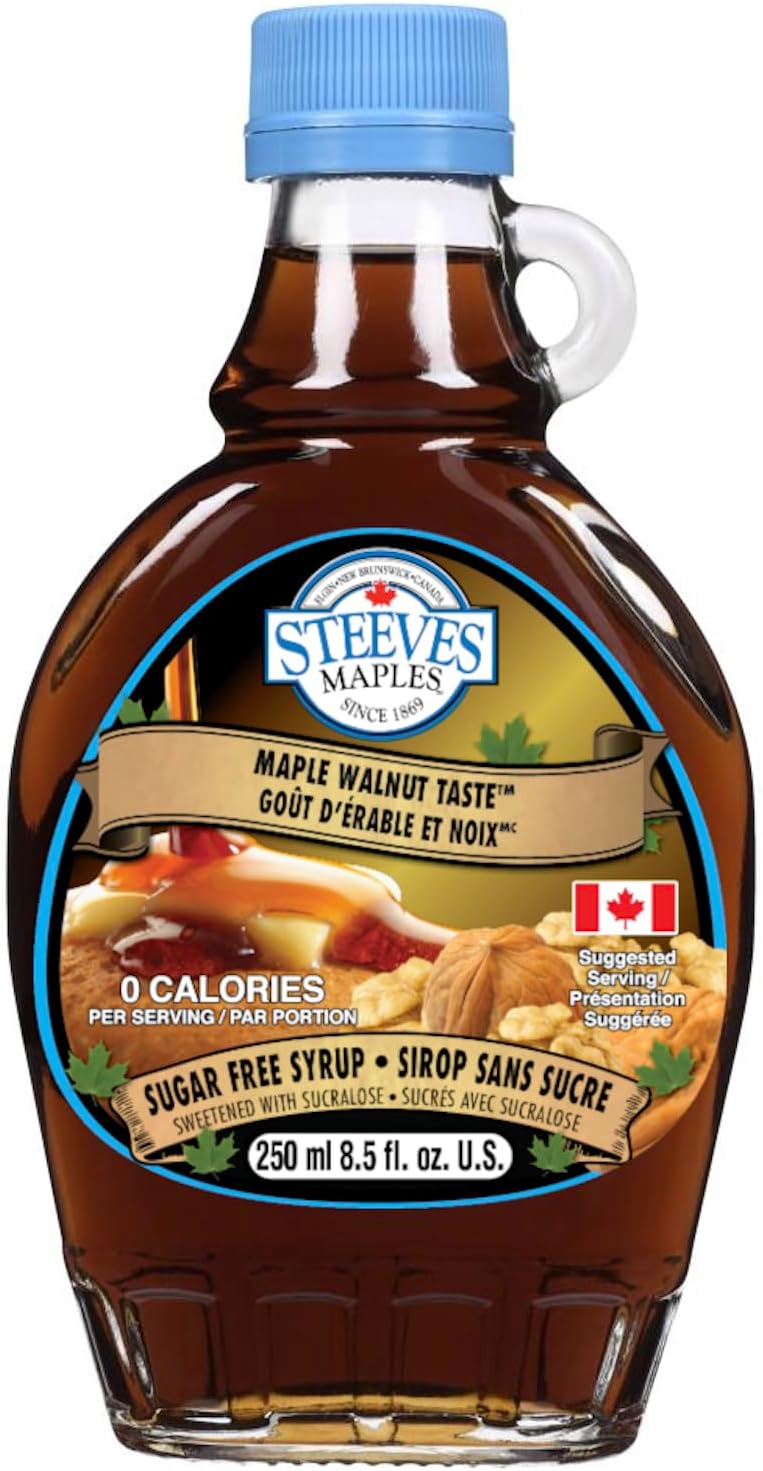 Steeves Maples Sugar Free Syrup - Maple Walnut - 250ml | Keto Friendly ...