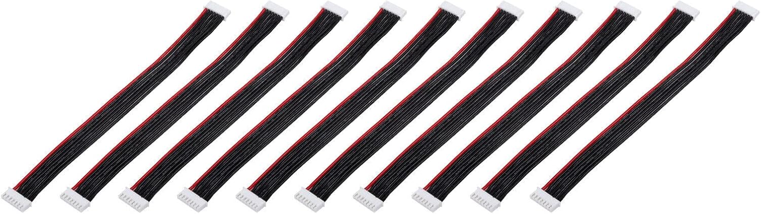 Amazon.com: 10pk 7 Pin JST-XH 6S Lipo Battery Parallel Charger Cable ...
