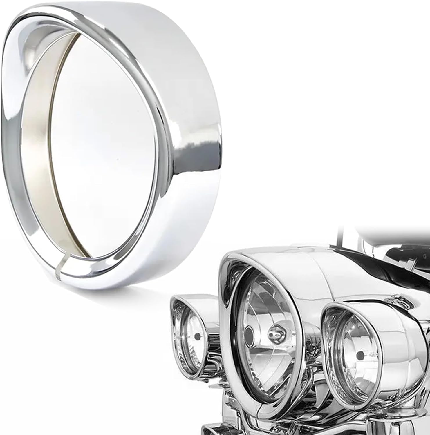Amazon.com: SKTYANTS 7 inch Motorcycle Trim Ring 7" inch Headlight For ...