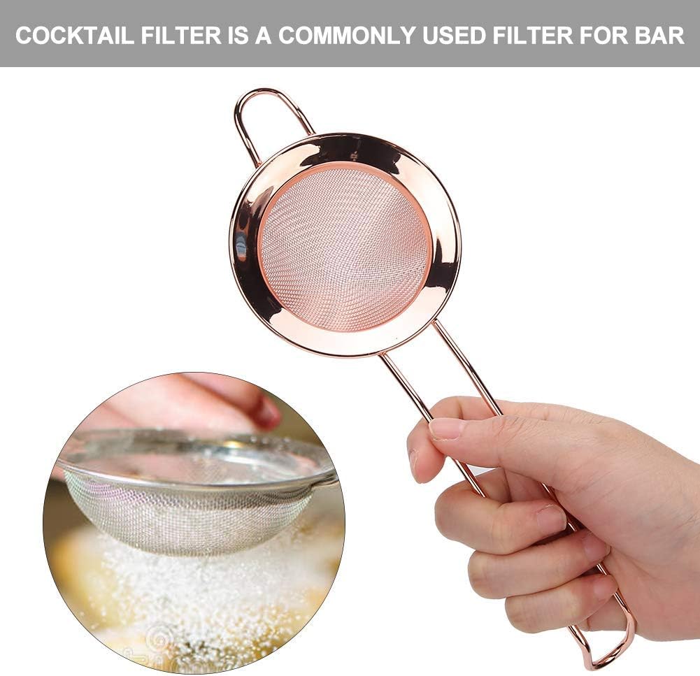 Stainless Steel Filter, Powder Strainer, Cocktail Filter Tea Strainer ...