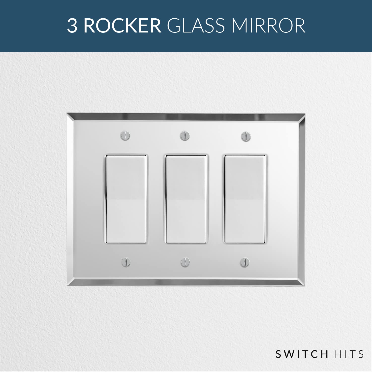 Mirrored Switch And Switch Plate Amerelle Home Electrical Wall Plates