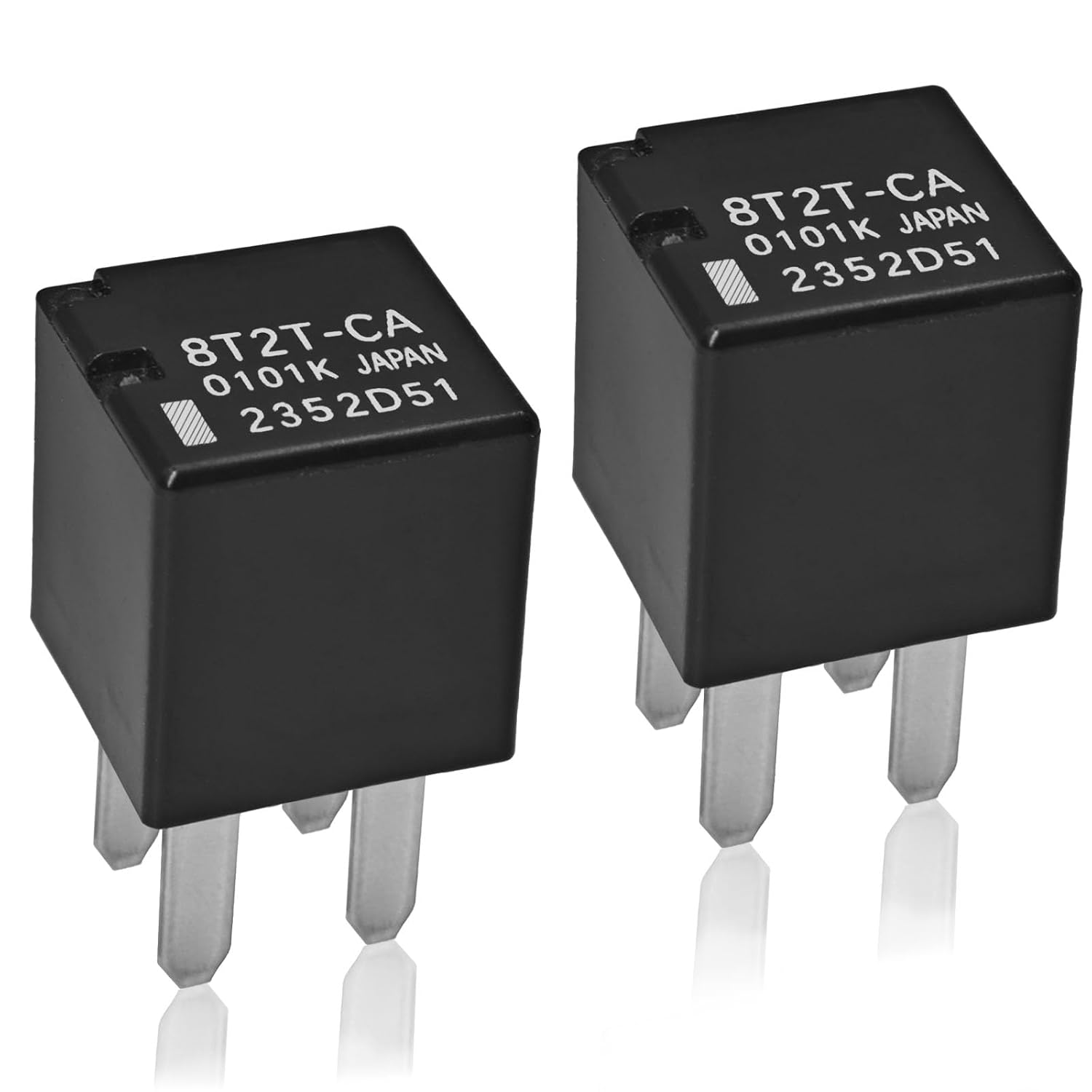 Amazon.com: Relay 8T2T-CA (Set of 2) - 8T2T-CA 0101K 12VDC 20A ...