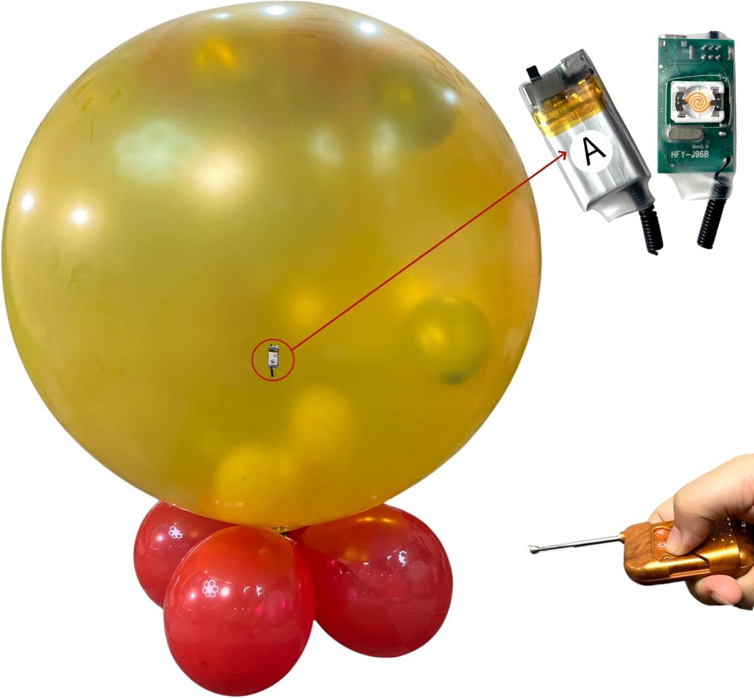 Amazon.com: Wireless Controller for Gender Reveal Balloons, Remote ...