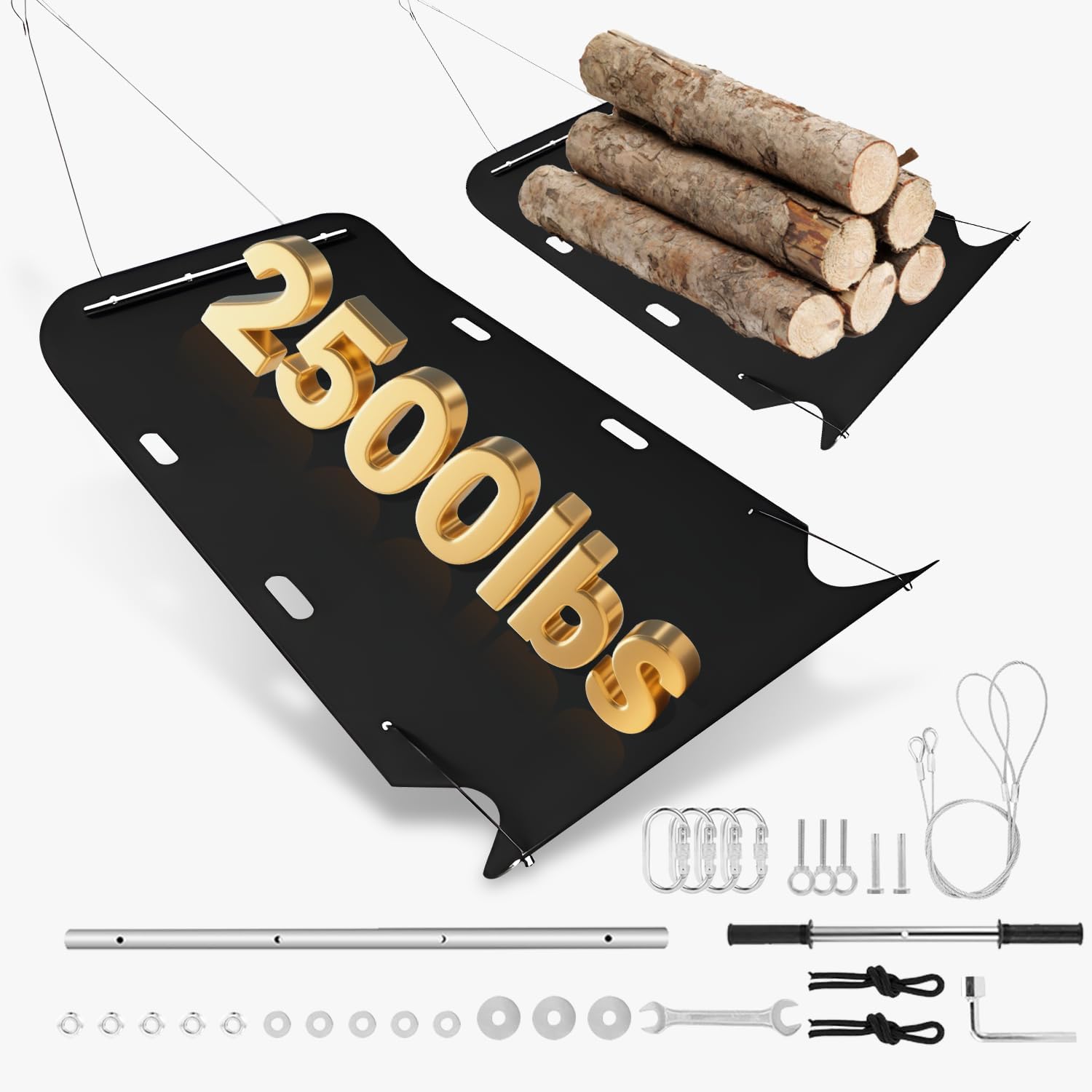 Amazon.com : Yard Drag Sled - Duty Yard Mat with Pull Cable and Bar ...